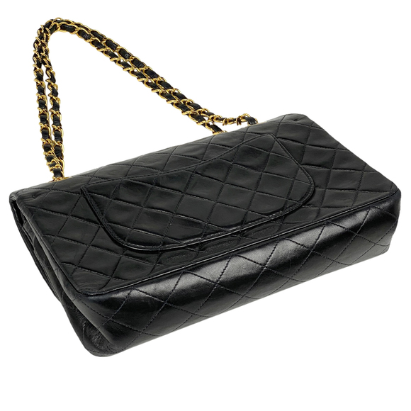 CHANEL | Bags | Chanel Chain W Bag Matelasse Leather Shoulder Flap Mark ...